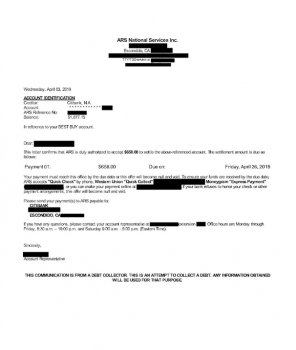Settlement Letter With Citibank USA: Client Saved 65%