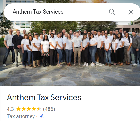 Anthem Tax Services Reviews: Is It Legit? - CuraDebt