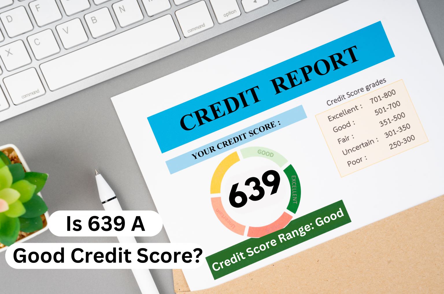 Is 639 A Good Credit Score? - CuraDebt