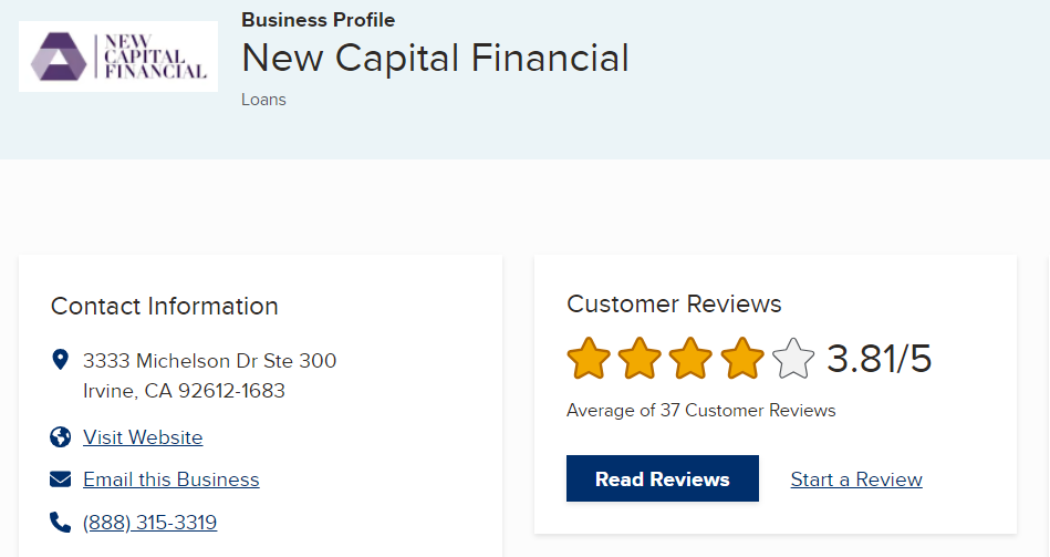 New Capital Financial Reviews: What You Need To Know